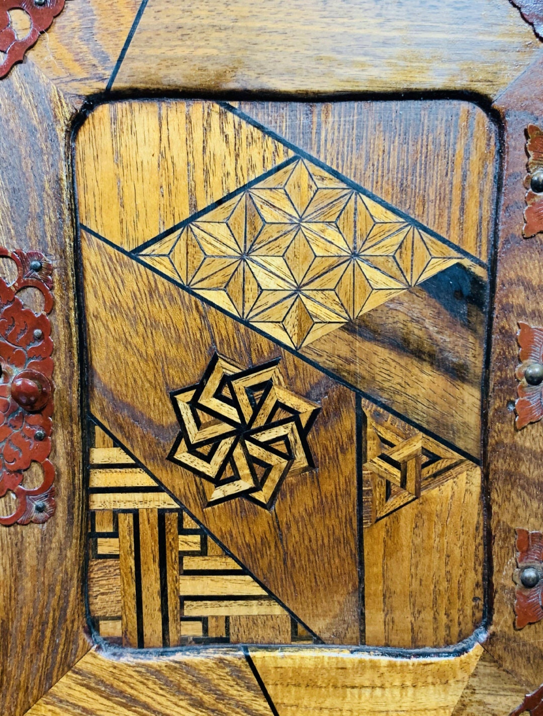 Antique Japanese Yosegi Marquetry Mosaic Painting - Etsy