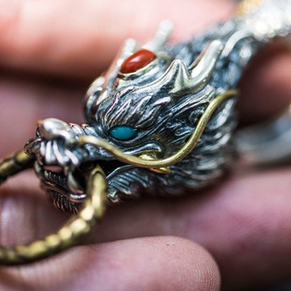 Dragon Key Chain - Etsy