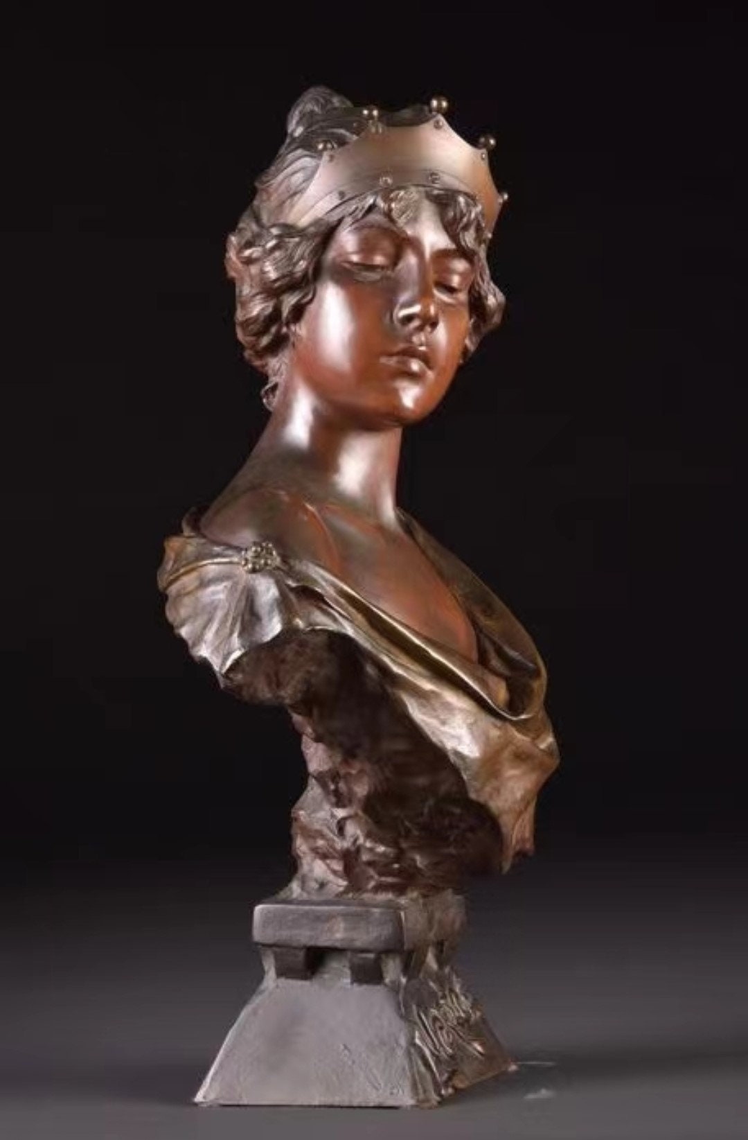 Sold Out-antique Female Bronze Bust 1 Works of the Famous - Etsy