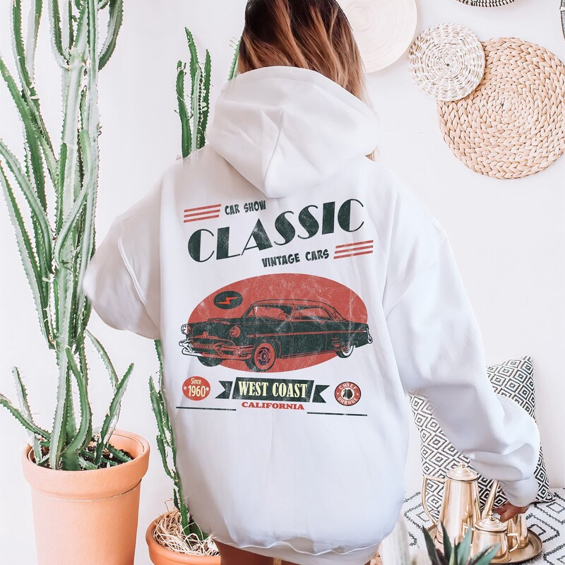 Mens Vintage Graphic Hoodie - Etsy