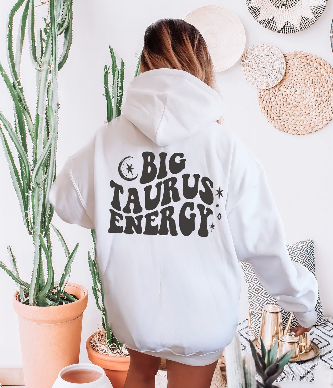Big Taurus Energy Zodiac Sign Pullover | Personalized Gift | Custom ...