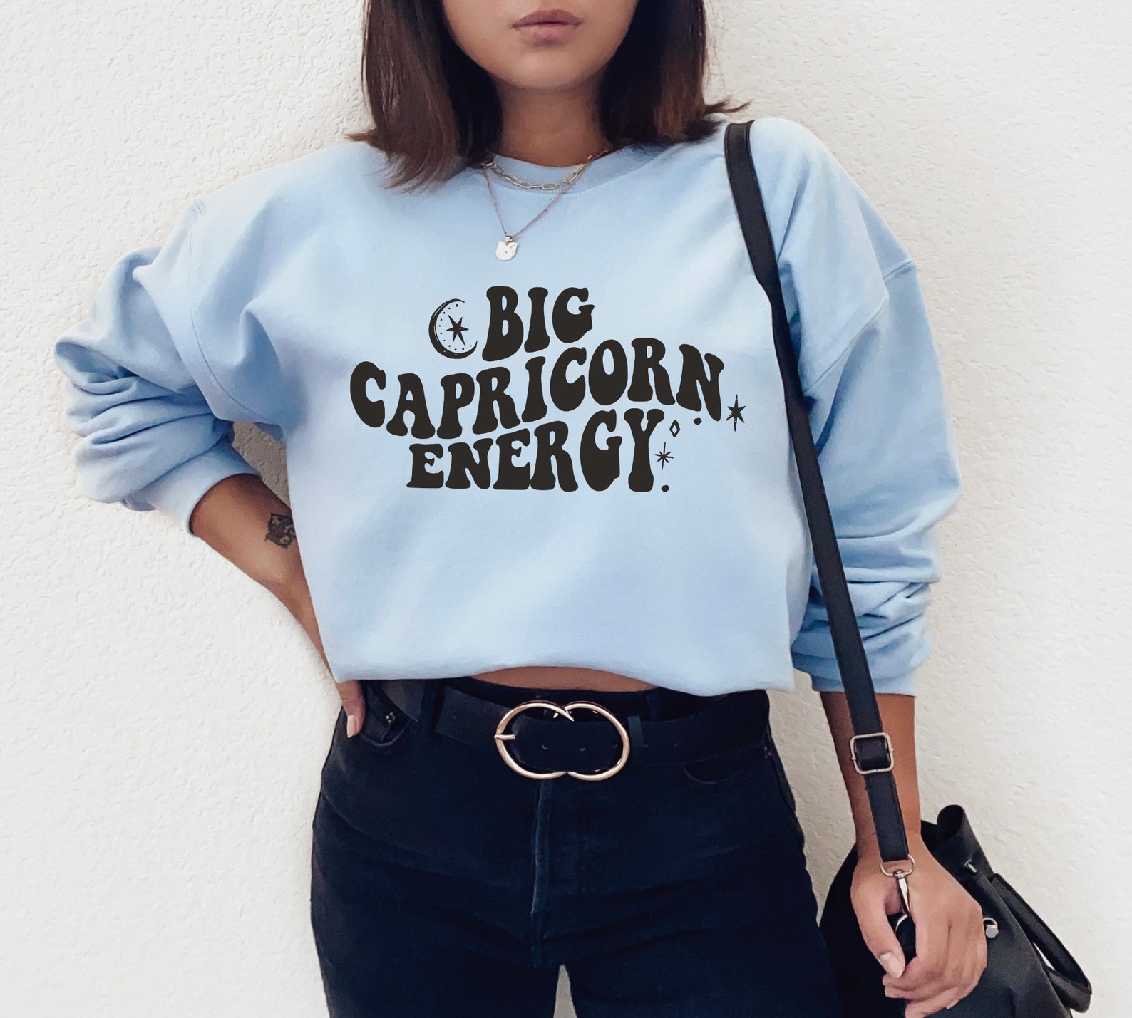 Big Capricorn Energy Zodiac Sign Pullover Personalized Gift - Etsy
