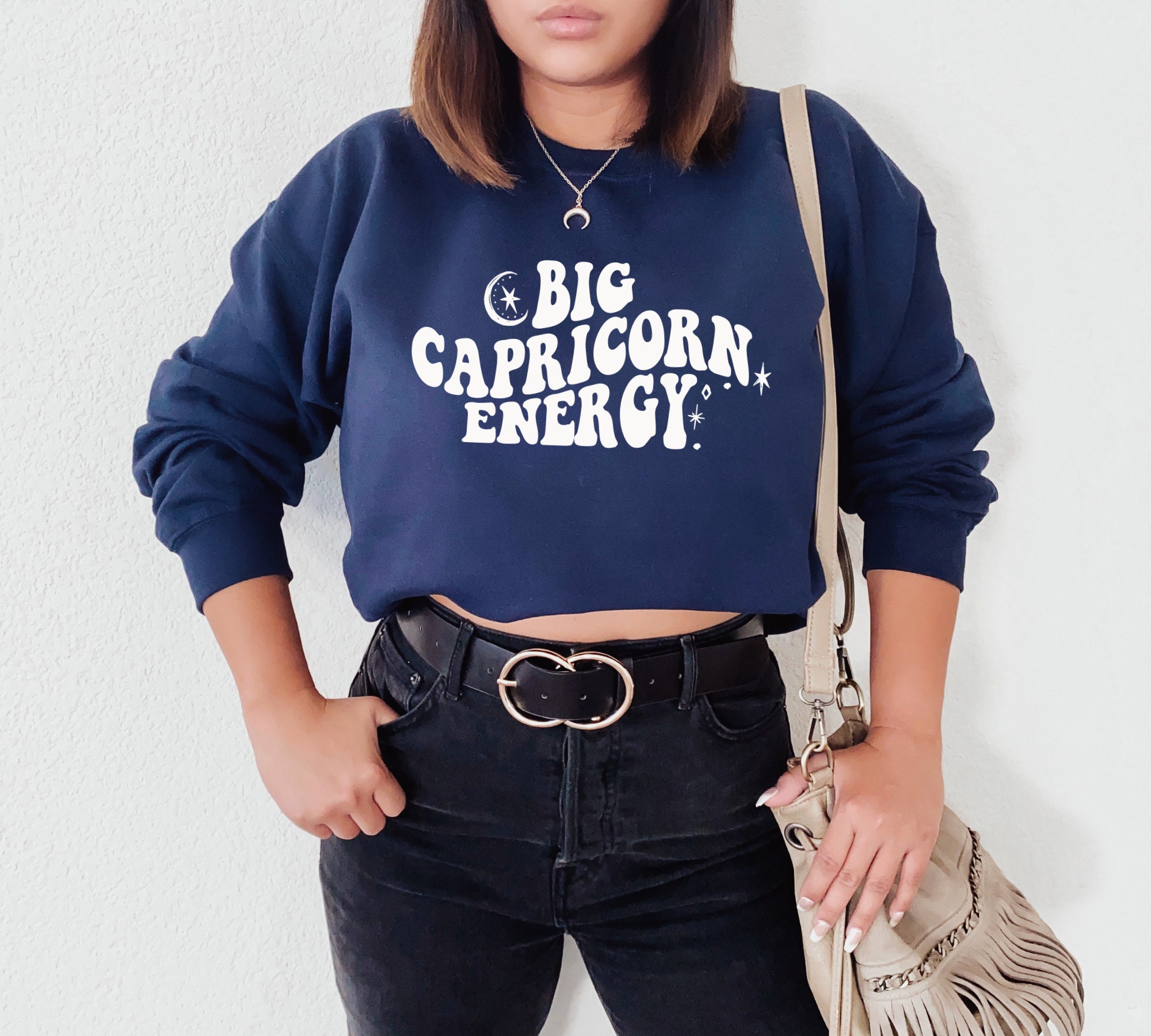 Big Capricorn Energy Zodiac Sign Pullover Personalized Gift - Etsy