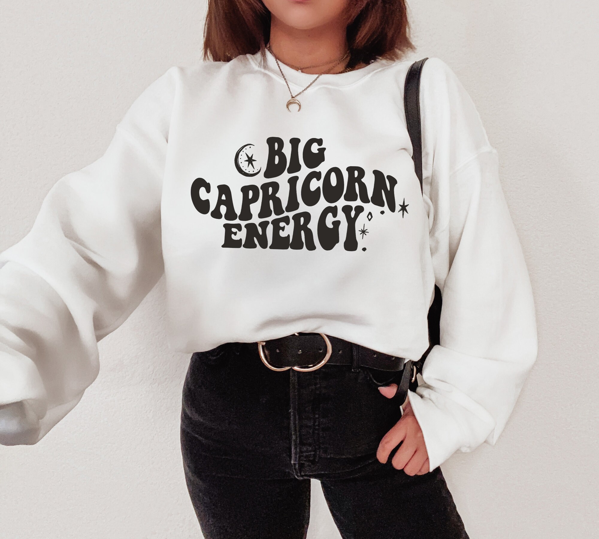 Big Capricorn Energy Zodiac Sign Pullover Personalized Gift - Etsy