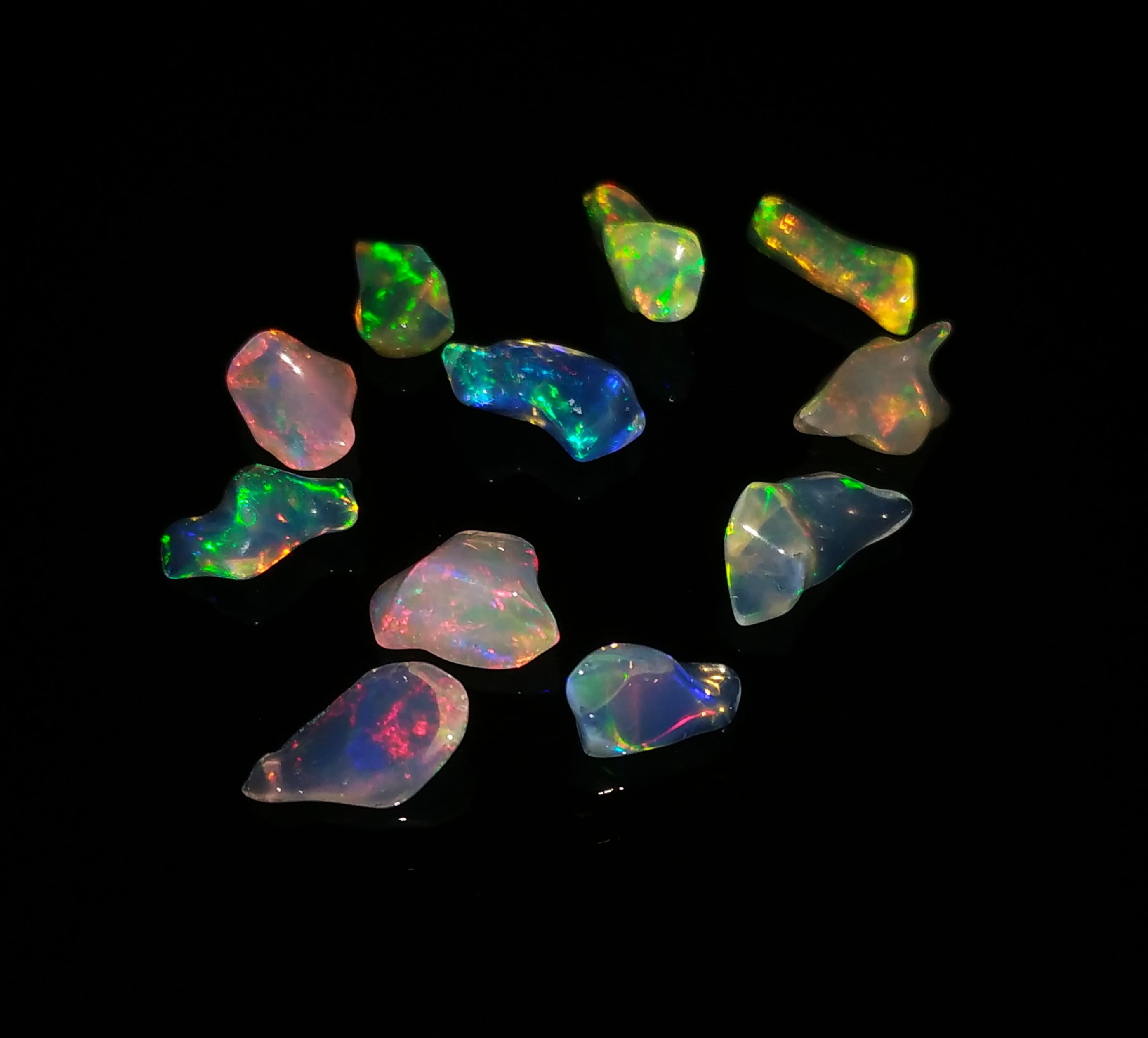 10 Stück Großer Opal Roher Natürlicher Äthiopischer Opal Roher - Etsy.de