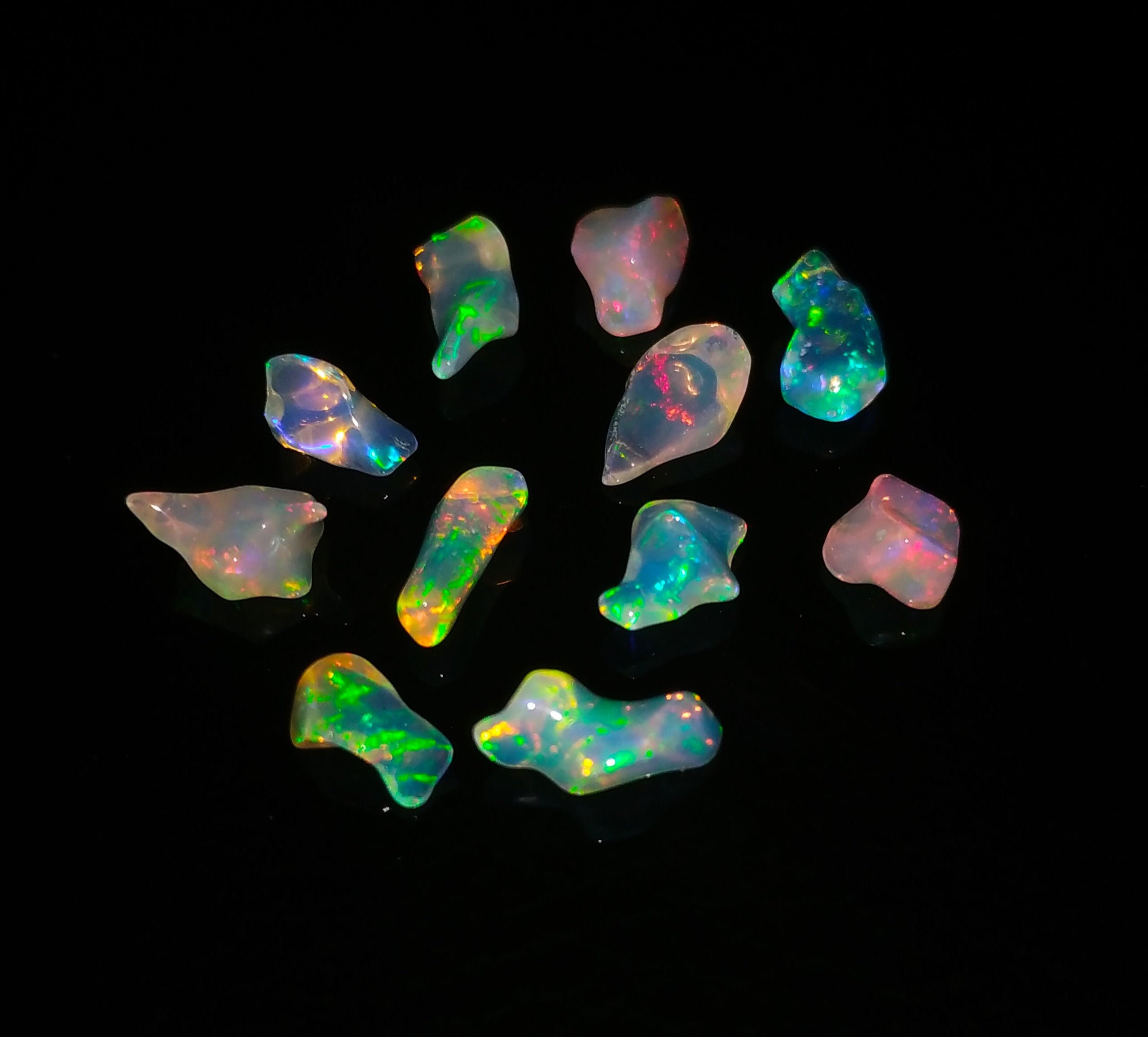 10 Stück Großer Opal Roher Natürlicher Äthiopischer Opal Roher - Etsy.de