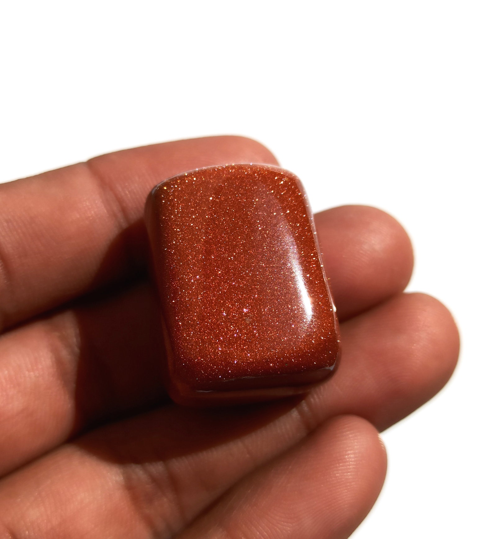 Red Sun Sitara Gemstone-red Sun Sitara Cabochon Gemstone-beautiful Sun ...