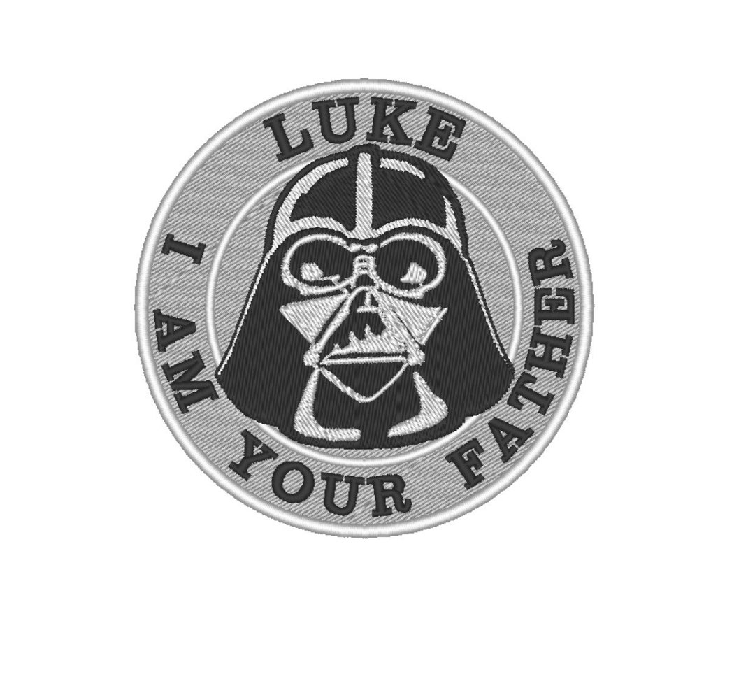 Customizable Star Wars Themed Patch Vader Message 100% Embroidered - Etsy