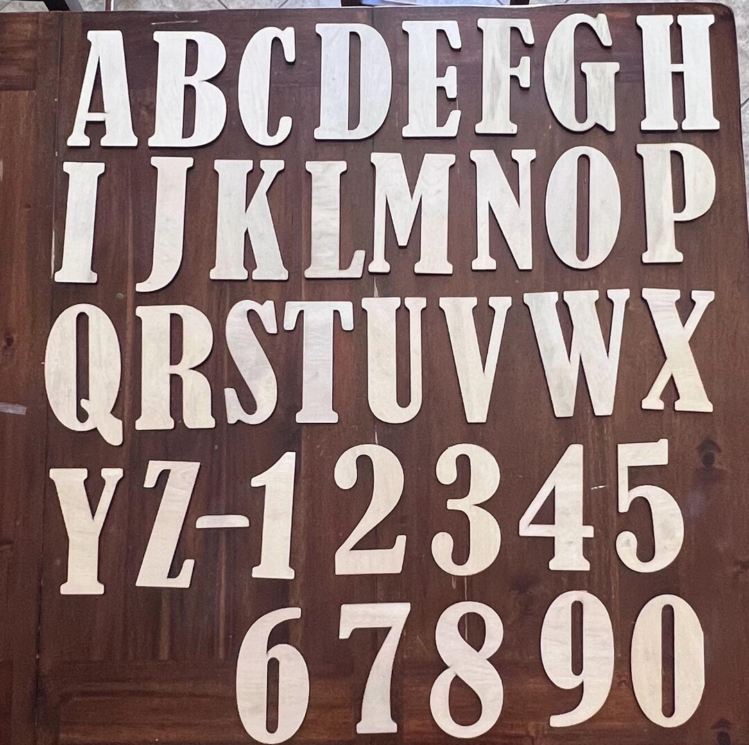 Unfinished Wood Letters / Cut Out for Crafting / Make Your Own Name ...