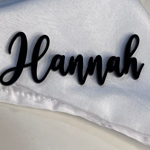 Personalized Acrylic Name Place Cards: Laser Cut Wedding Table Decor - Etsy