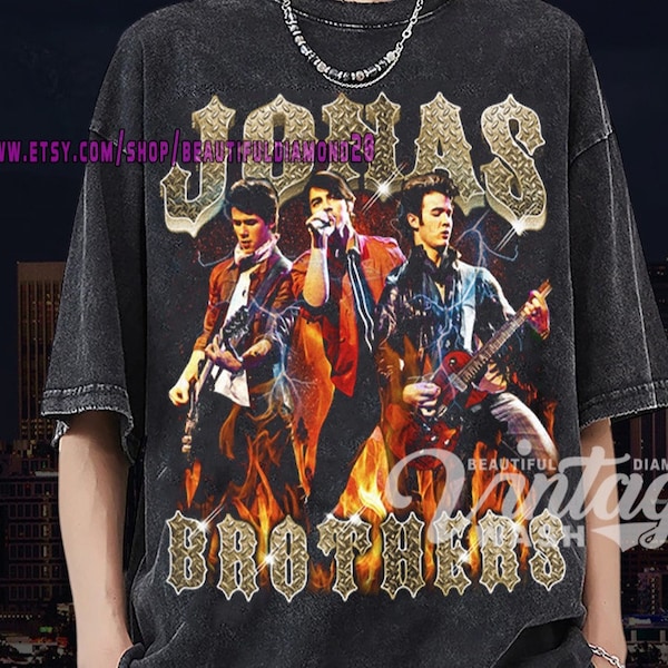 Burning up Jonas Brothers Shirt - Etsy
