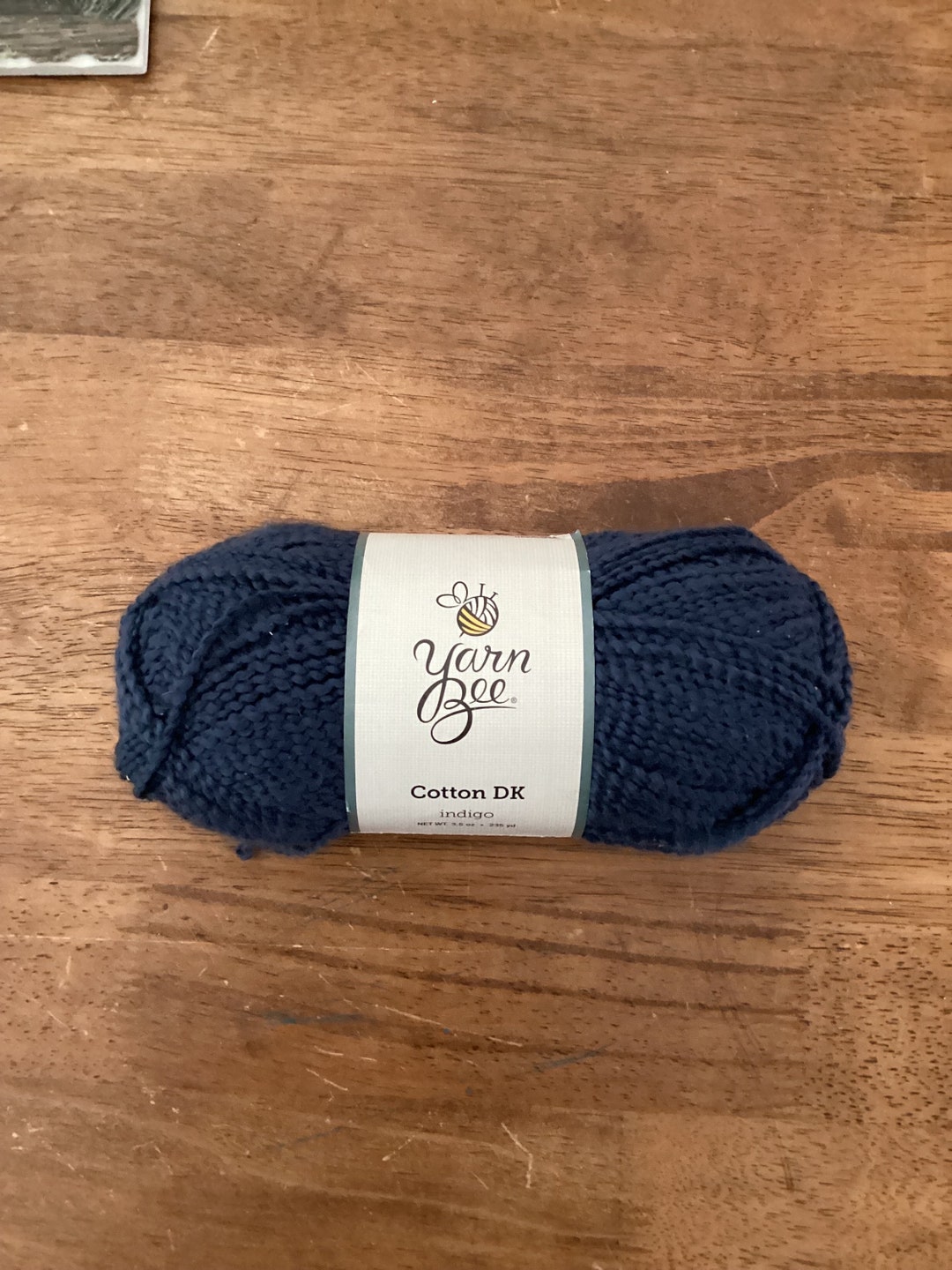 Yarn Bee Cotton DK Indigo - Etsy