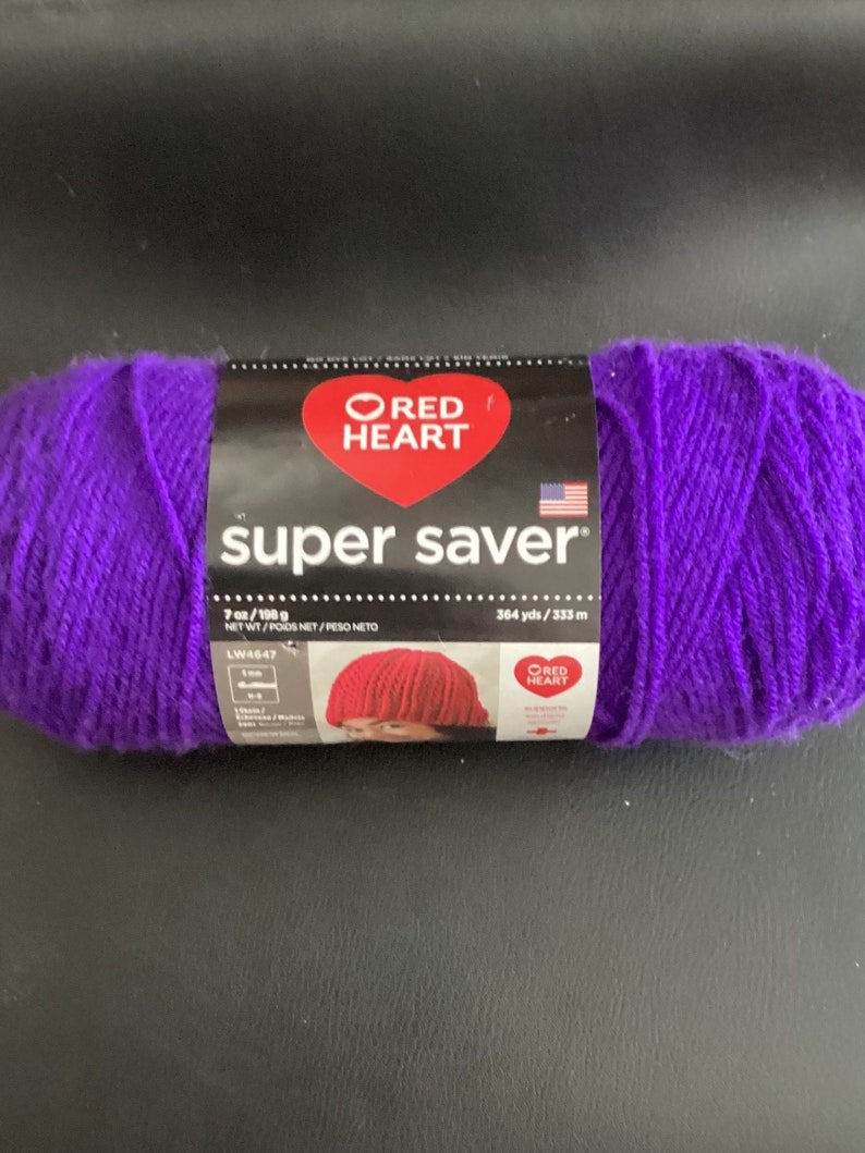Red Heart Super Saver Yarn - Etsy