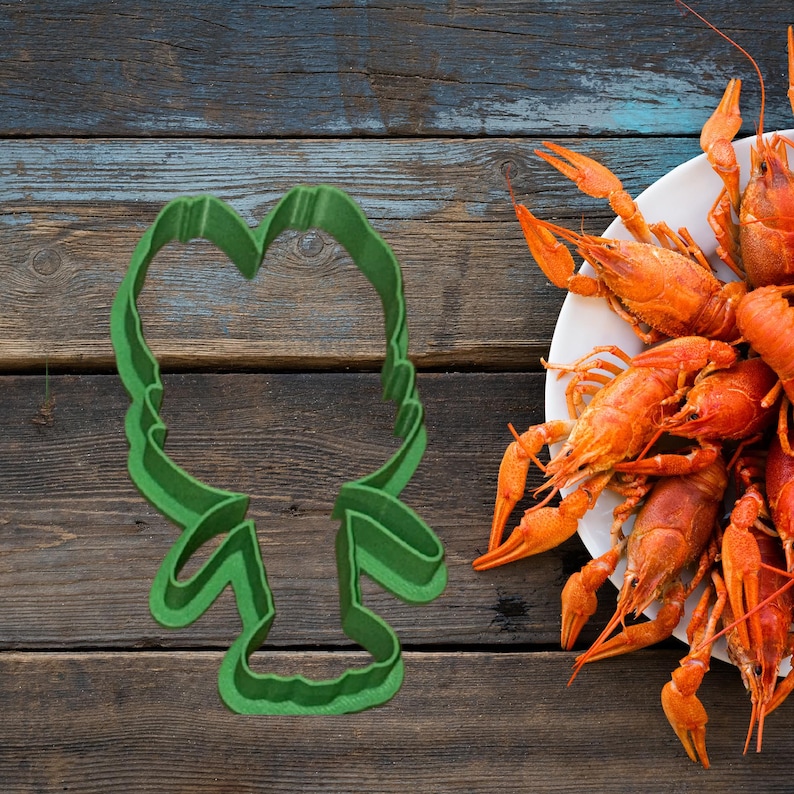 Crawfish Cookie Cutter STL File - Louisiana - Mardi Gras - Fat Tuesday ...