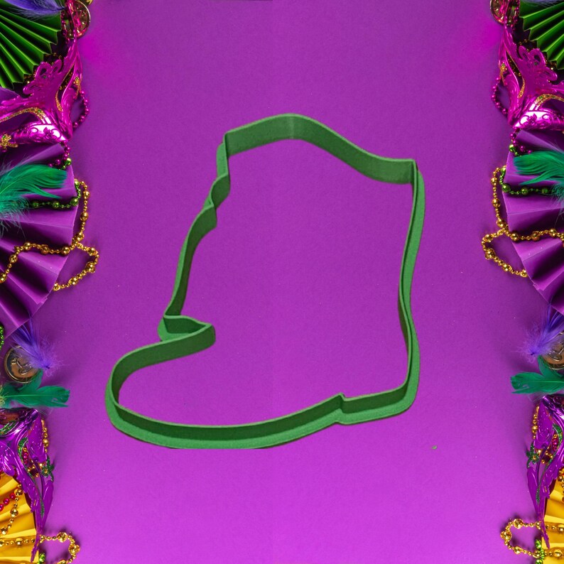 Marching Boot Cookie Cutter STL File - Louisiana - Mardi Gras - Fat ...