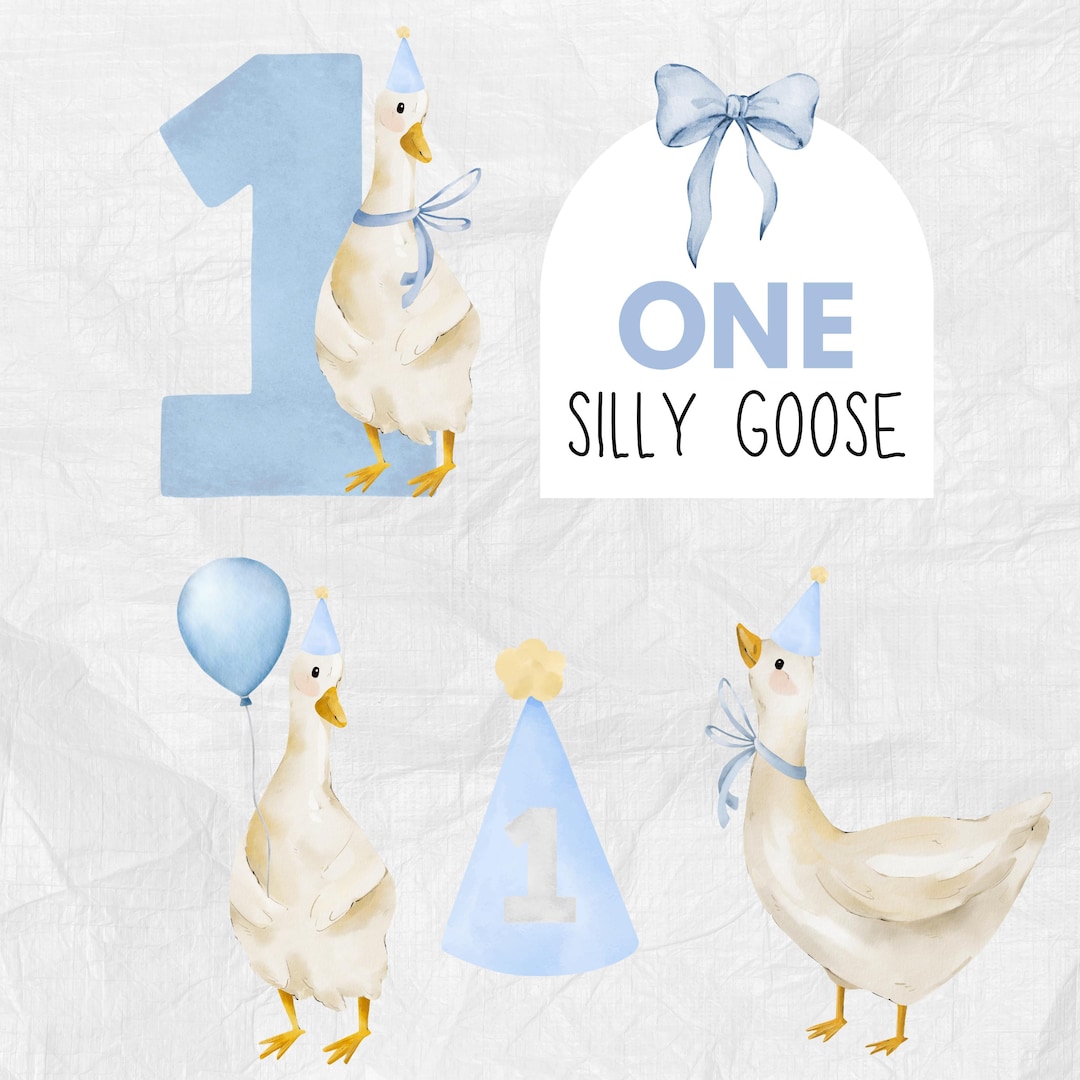 One Silly Goose Cookie Cutter Set STL Files and PNG for Eddie - 1st ...