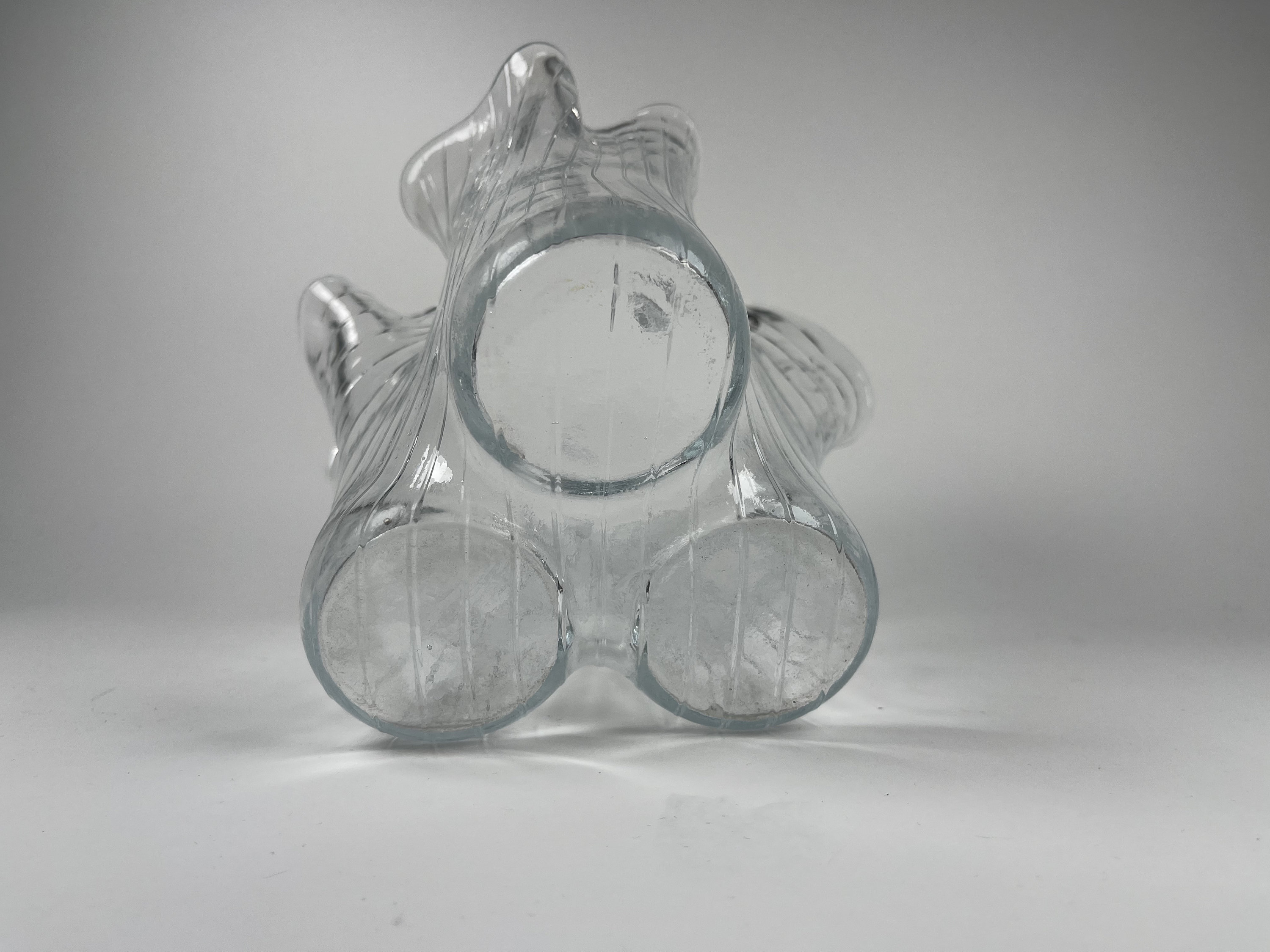 MUURLA FINLAND Tulip Vase in Clear Glass - Etsy