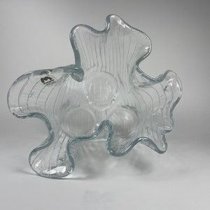 MUURLA FINLAND Tulip Vase in Clear Glass - Etsy