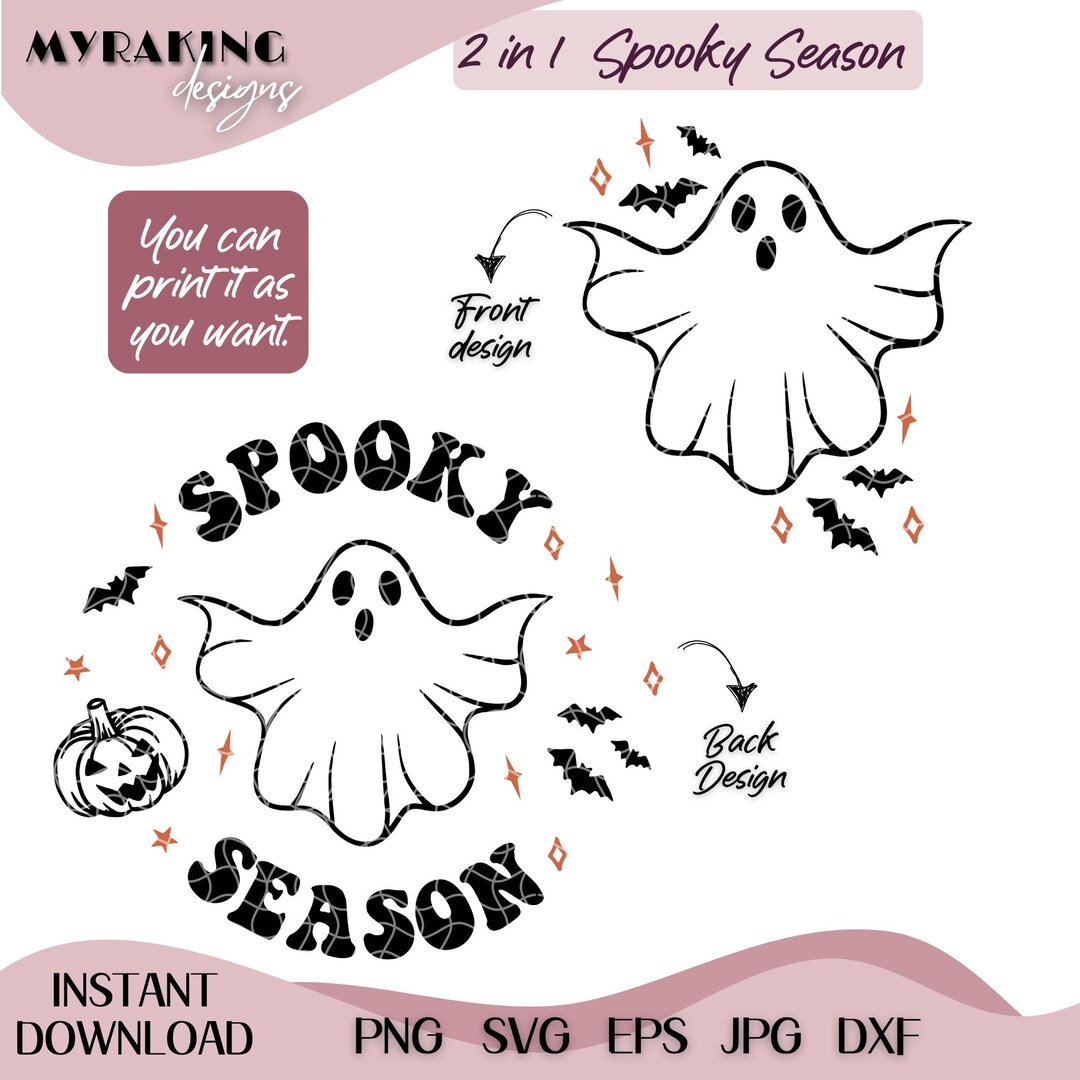 Spooky Season SVG, Spooky Vibes Png, Happy Halloween Svg, Trick or ...