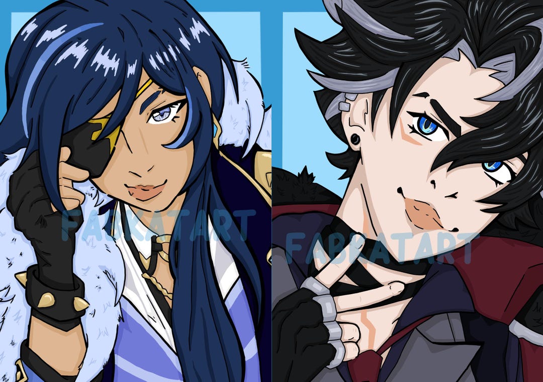 Genshin Impact Fanart Prints 07 Cryo - Etsy