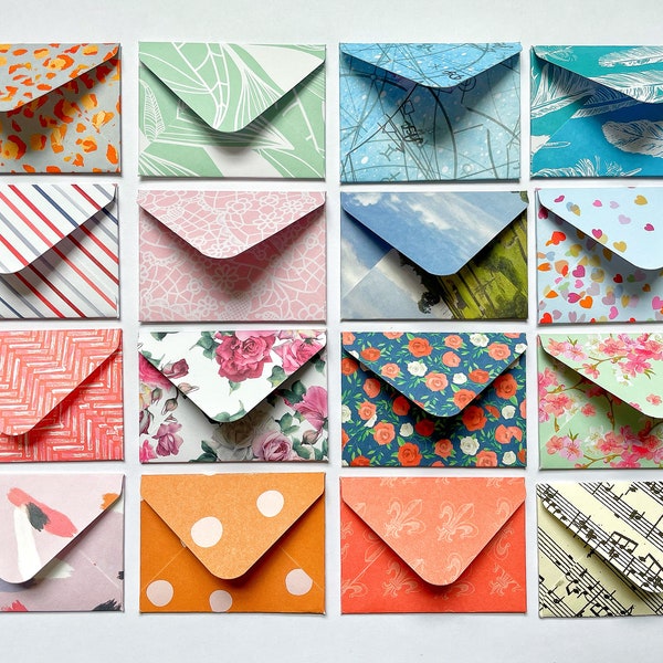 Mini Envelopes - Etsy UK