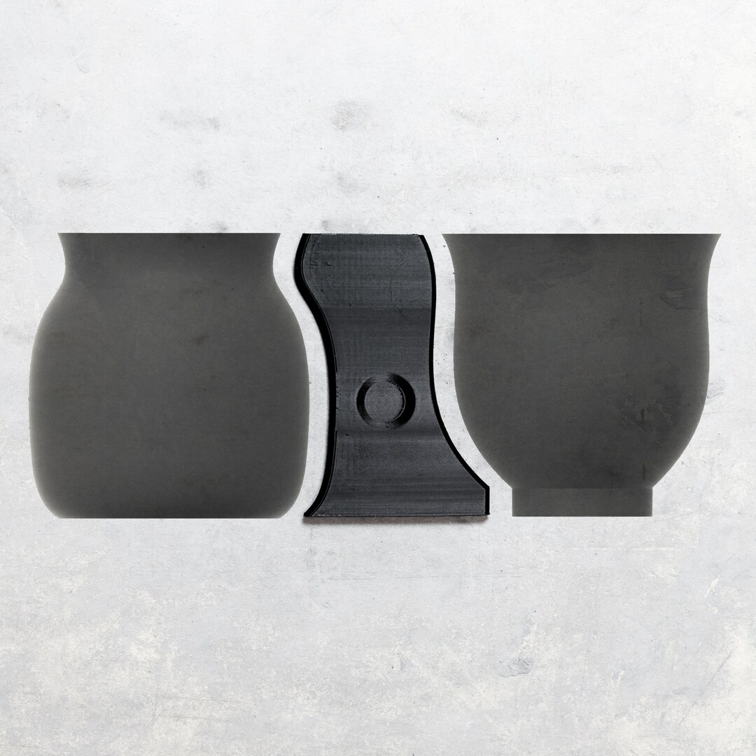 Pottery Wheel 2 Molds / Template / Pottery Tool / Pottery on the Potter ...