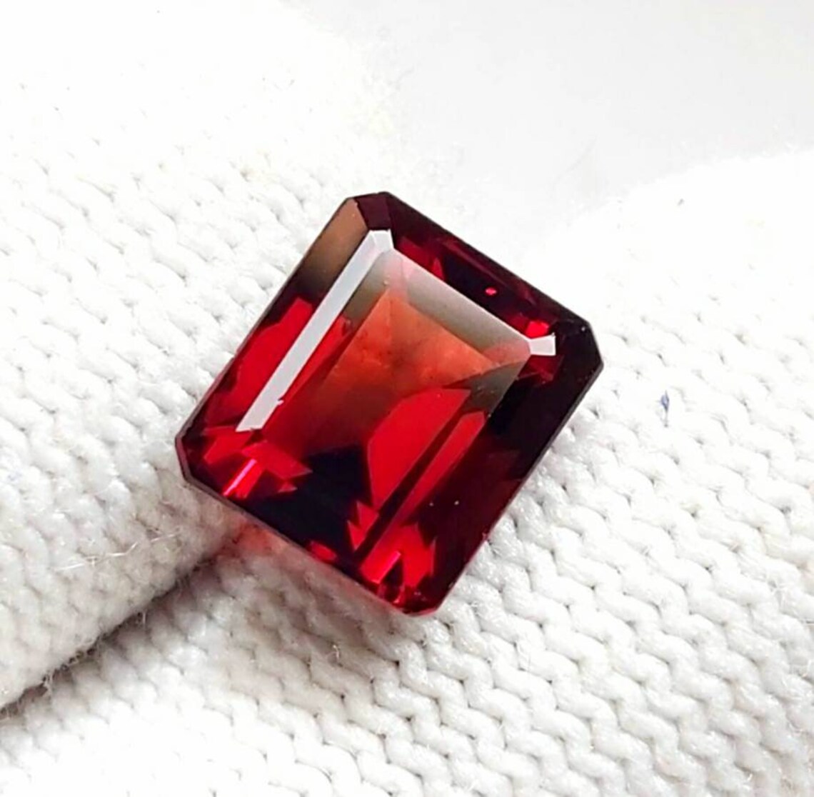 Natural Garnet Gemstone Cut Garnet Stone Faceted Cut | Etsy