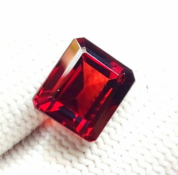 Natural Garnet Gemstone Cut Garnet Stone Faceted Cut | Etsy