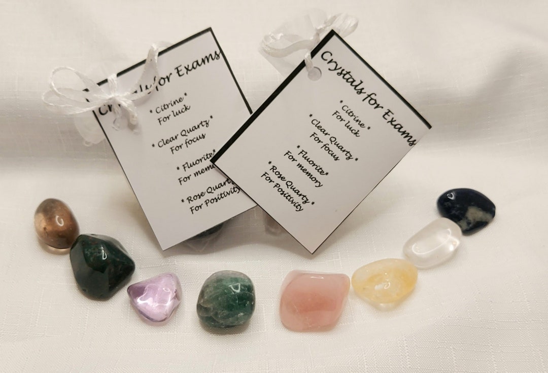 Exams Crystal Kit, Exam Crystal Set, Confidence ,focus, Positivity ...