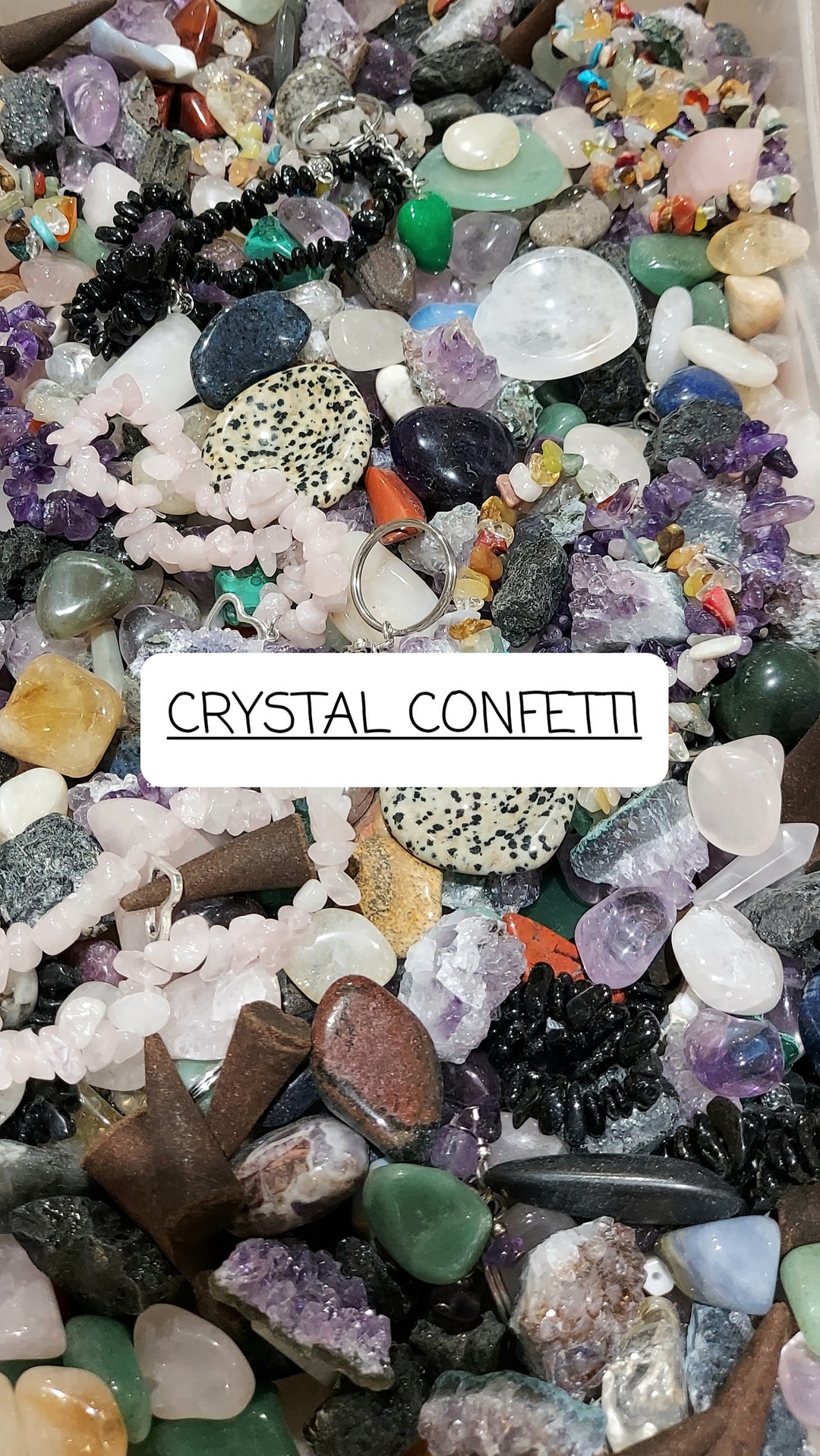 Crystal Confetti Scoop, Crystal Mix Bag, Mixed Gemstones, Lucky Dip ...