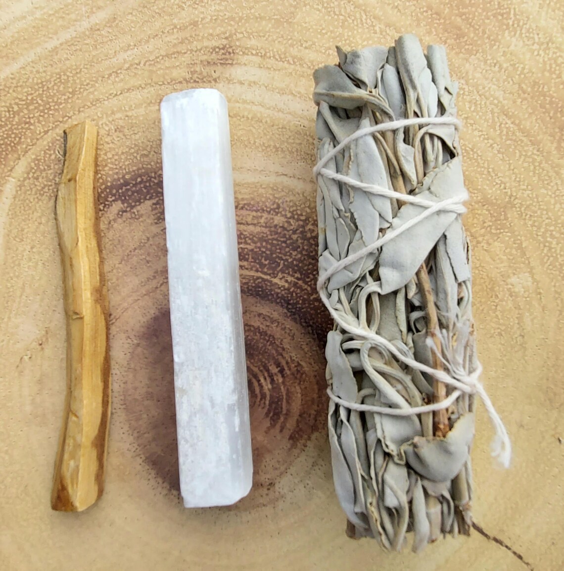 15 Piece Crystal & Sage Kit Rough Crystal Premium Quality Raw | Etsy