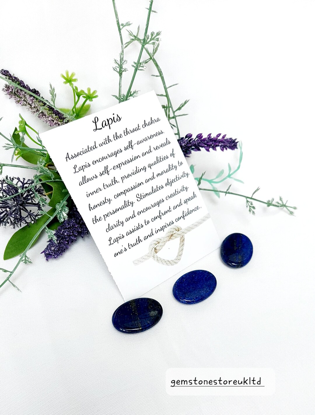 Lapis Worry Stone 35mm, Crystal Polished Lapis, Crystal Polished Worry ...
