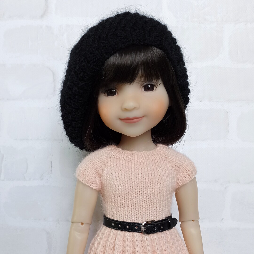 Ruby Red Fashion Friends Doll Clothes. Knitted Beret Hat for Doll 14.5 ...