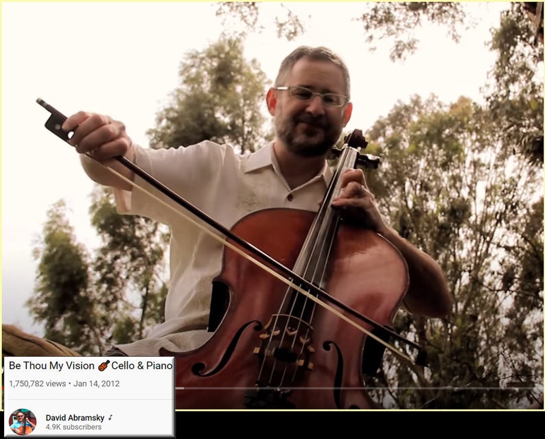 Be Thou My Vision (popular Irish Hymn Arranged for Cello and Piano) - Etsy