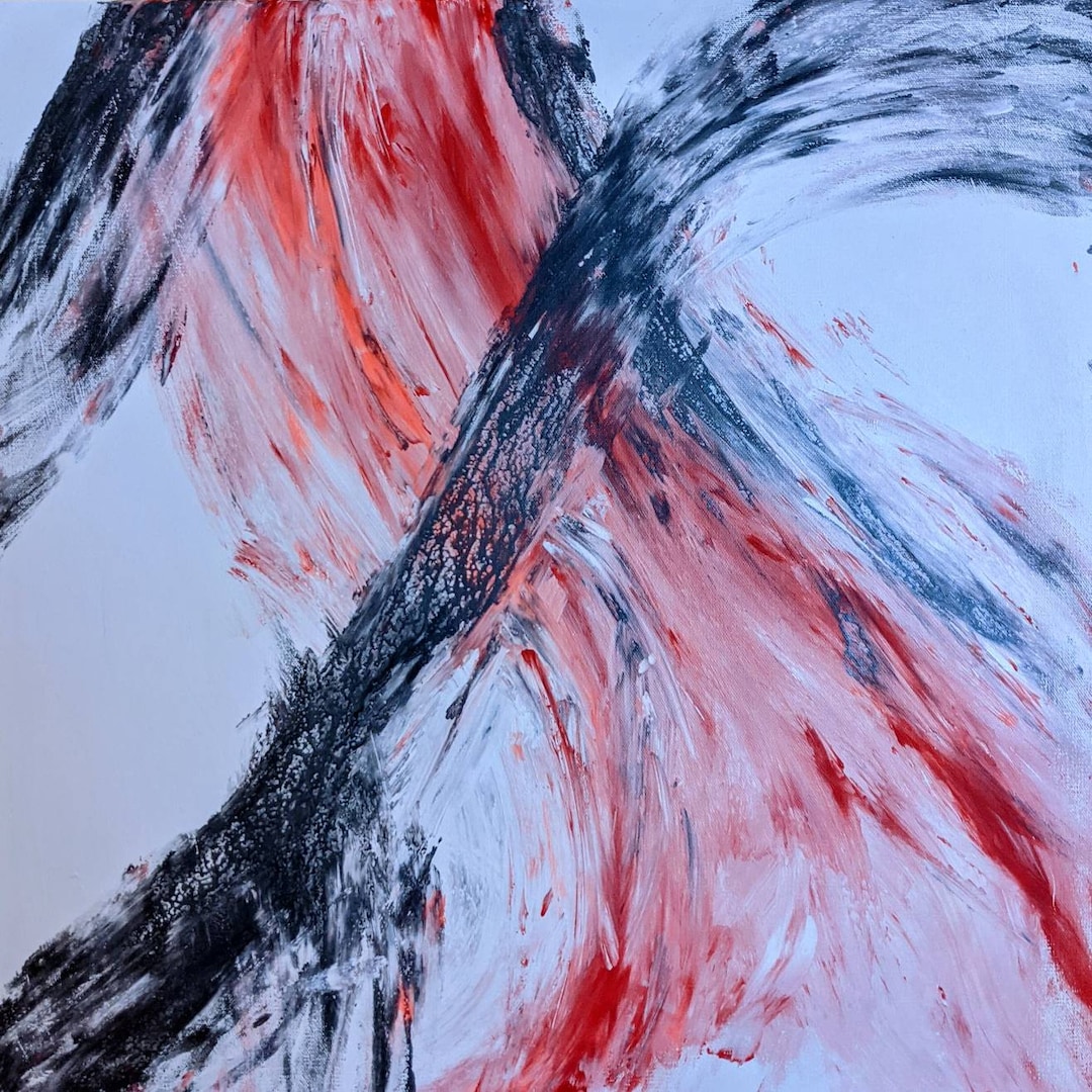 Hidden | Abstract Acrylic Painting | Modern Art on Canvas | Abstract ...