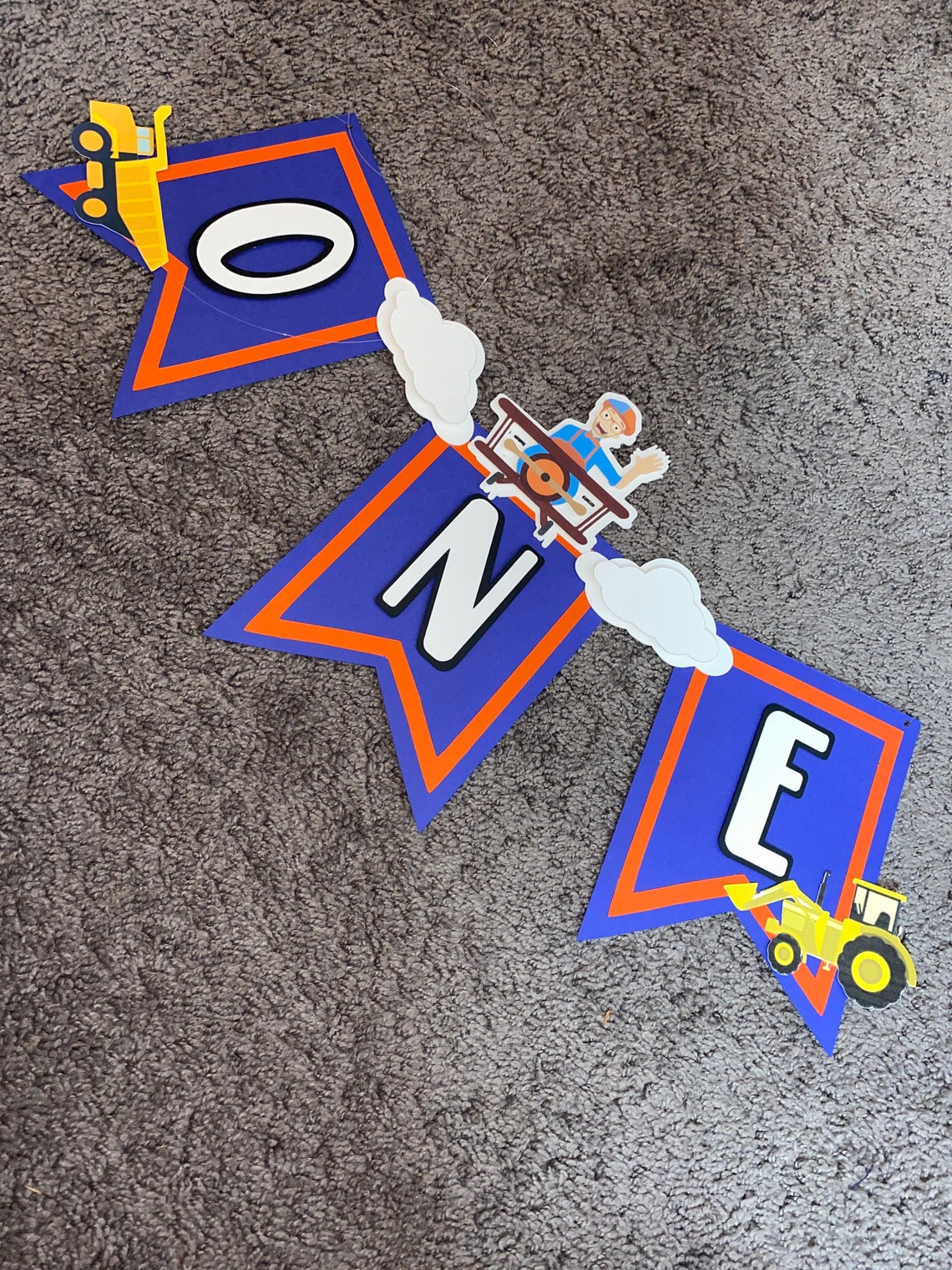 Blippi Birthday Banner Blippi Age Banner Highchair Banner - Etsy
