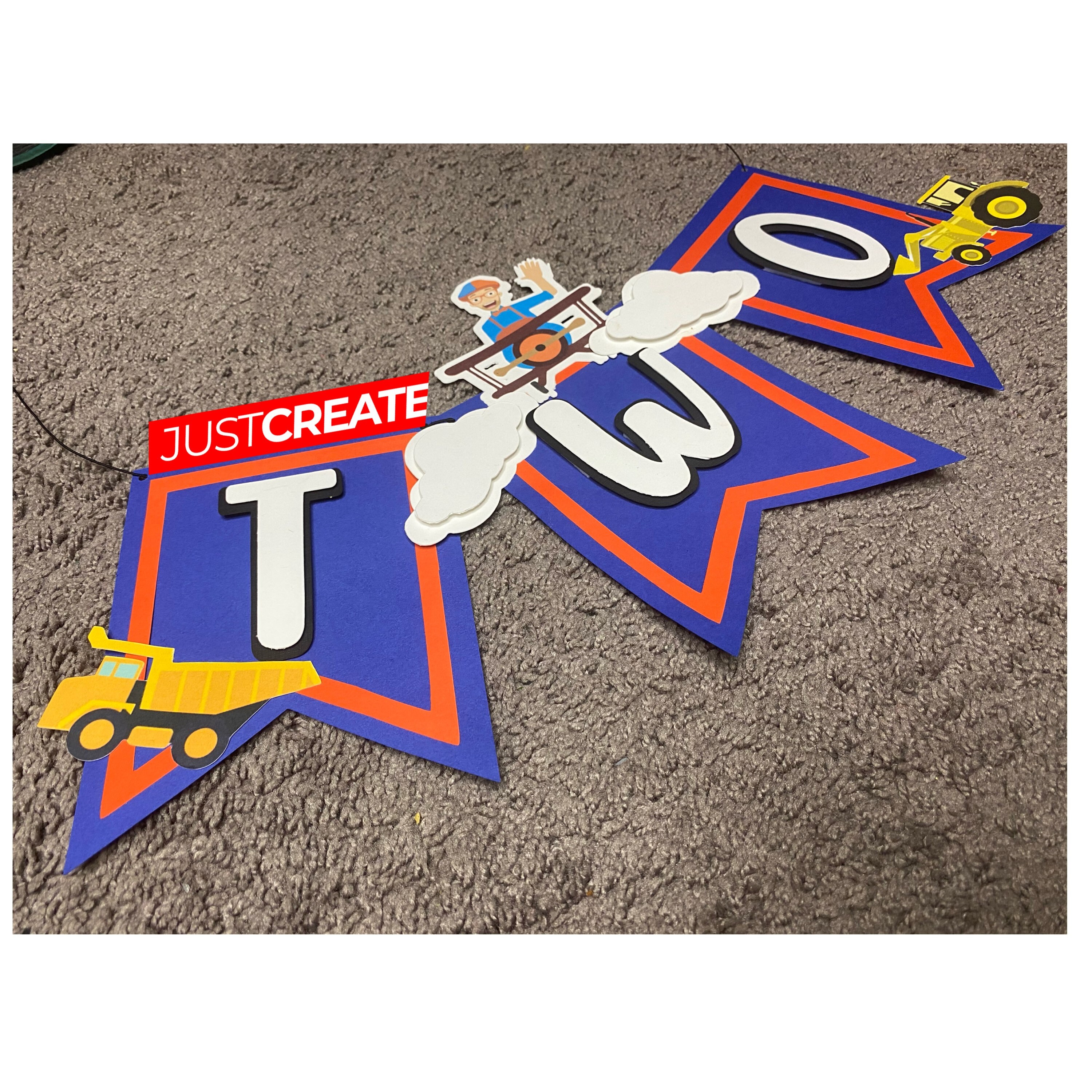 Blippi Birthday Banner Blippi Age Banner Highchair Banner - Etsy