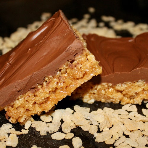 Scotcheroos Peanut Butter Chocolatey Butterscotch Treat / - Etsy