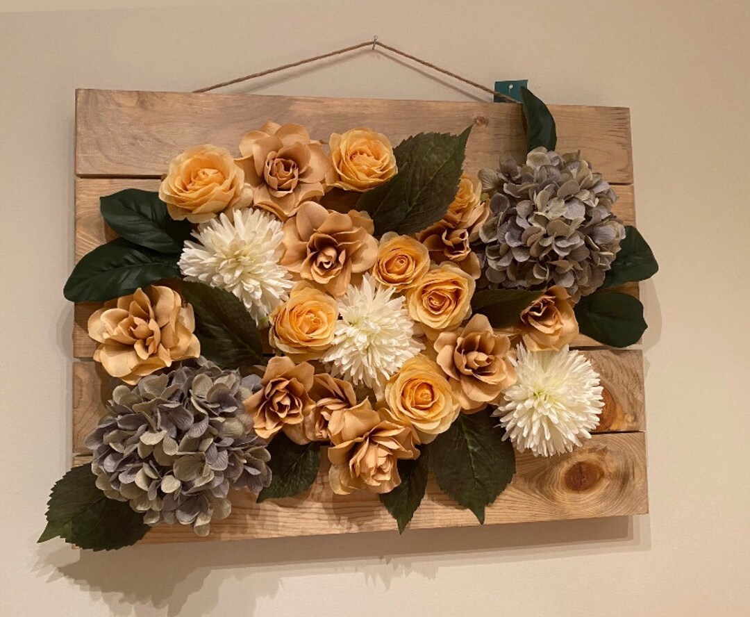 Wooden Flower Board - Etsy
