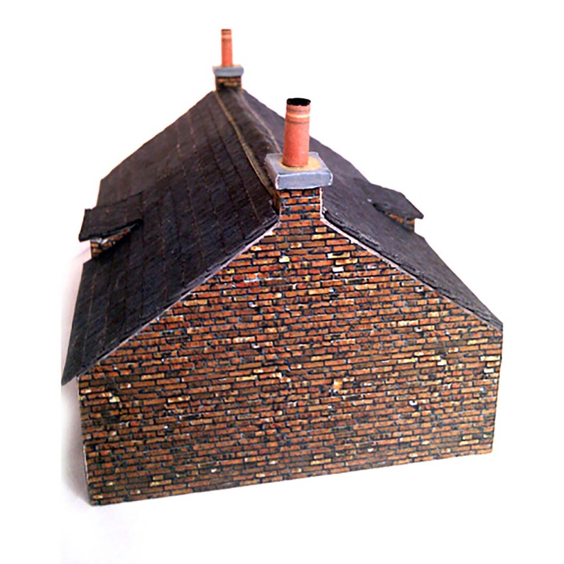 RES03C Brick Cottage Digital Building Kit OO Scale - Etsy