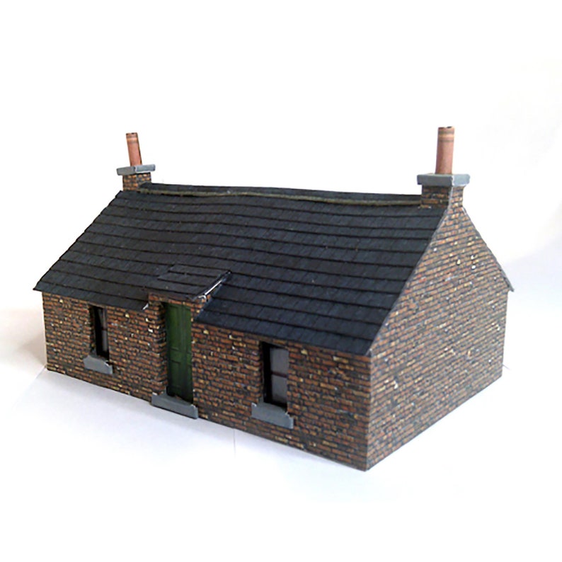 RES03C Brick Cottage Digital Building Kit OO Scale - Etsy