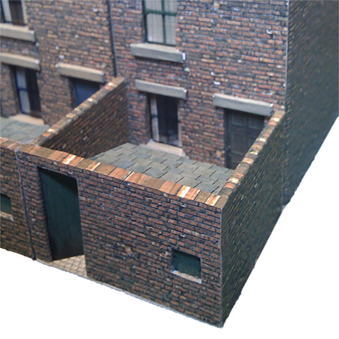 RES01 - Small Terraced House Digital Building Kit - O Scale - Etsy