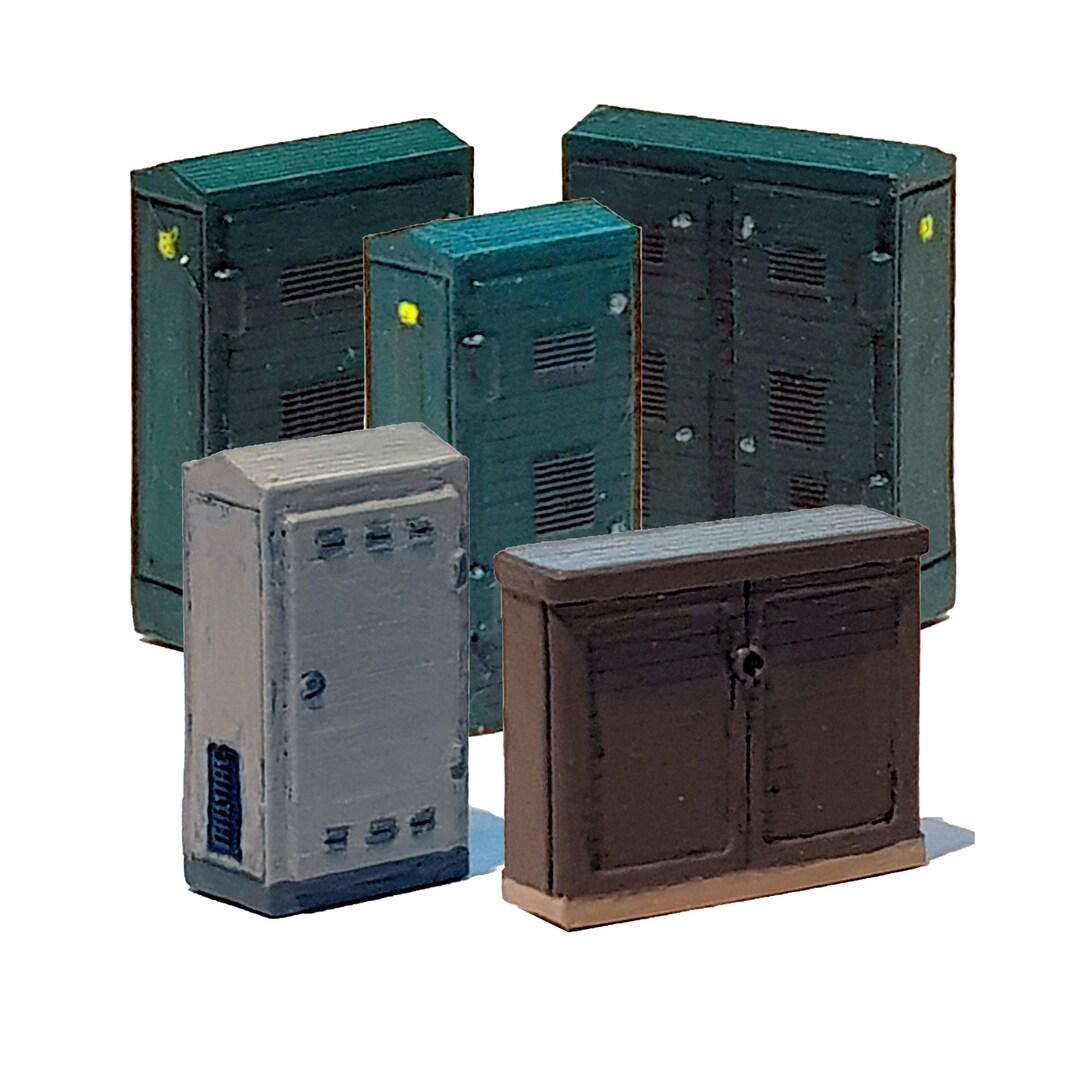 TD18-A Street Junction Box 1-5 1 of Each Unpainted Model - Etsy UK