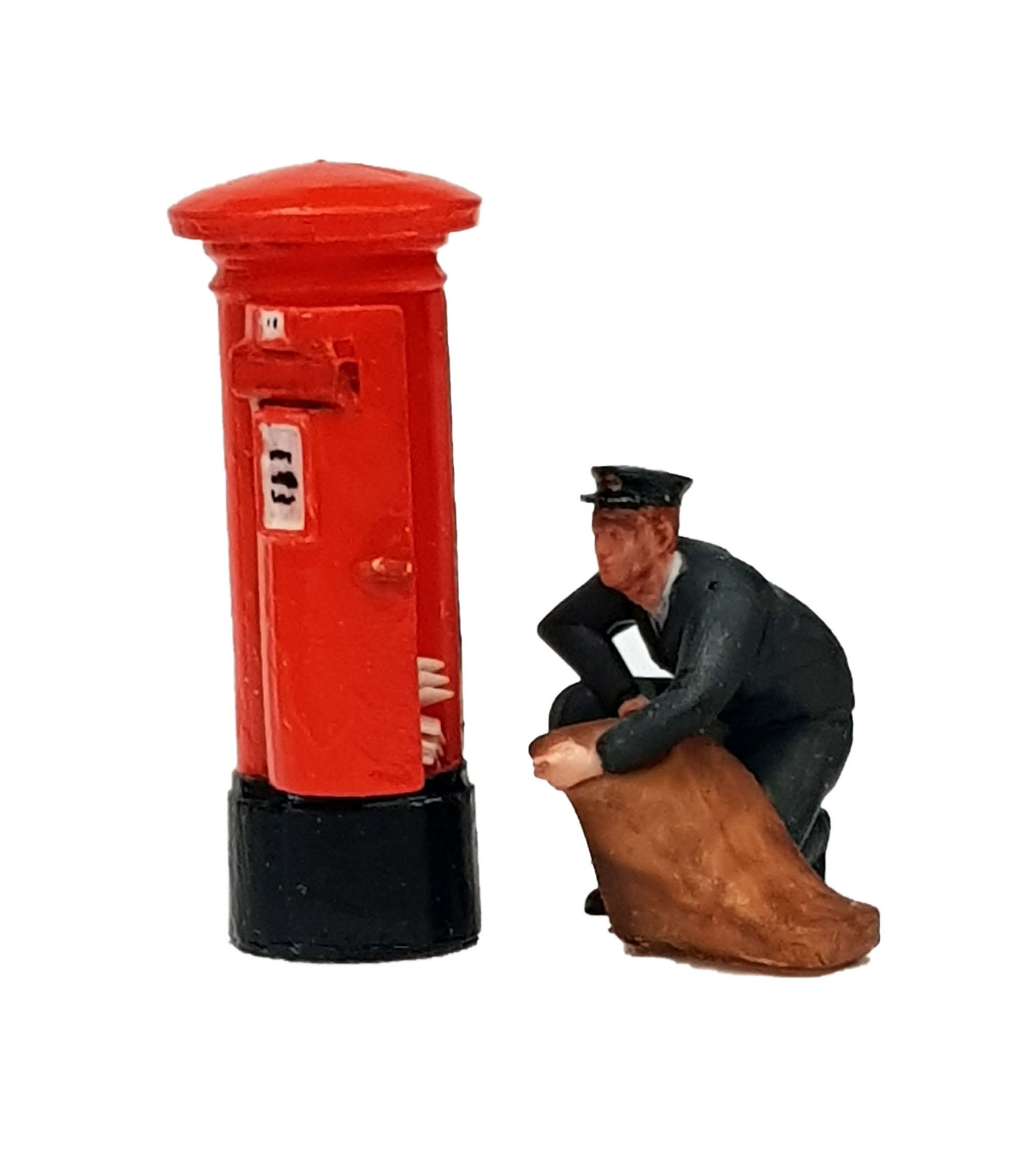 FG07 Postman and Post Box Unpainted Model Railway Figure - Etsy