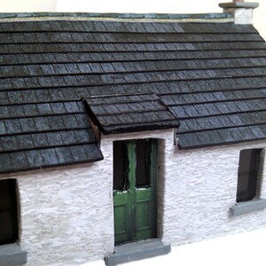 RES03B - White Painted Stone Cottage Digital Building Kit - N Scale - Etsy