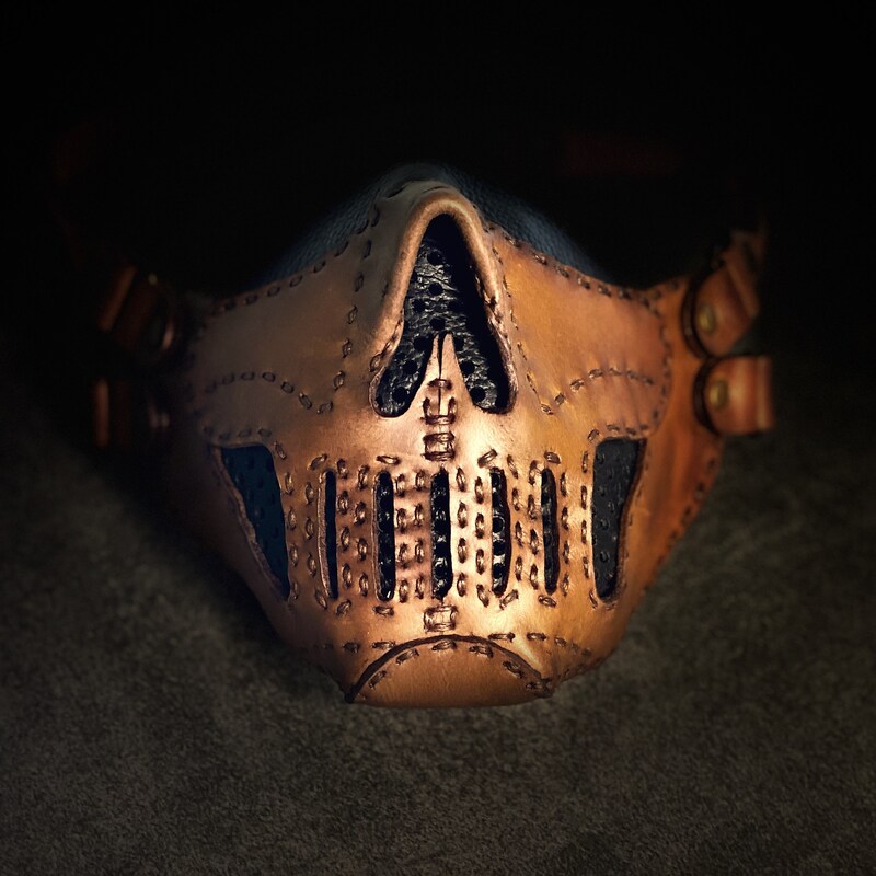 Leather Mask - Etsy