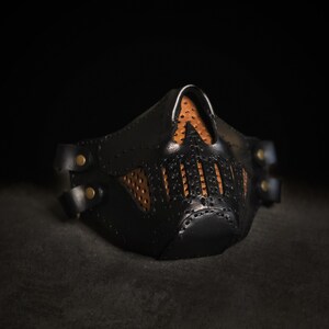 Skull Leather Mask - Etsy