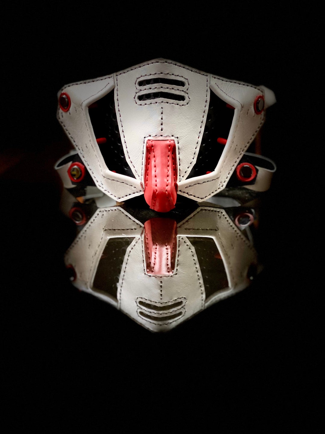Gundam Inspired Mask - Leather W/filters - Etsy
