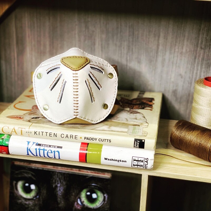 Leather Cat Mask - Etsy
