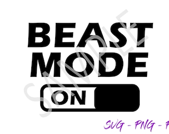 Beast Mode PNG & SVG File - Etsy